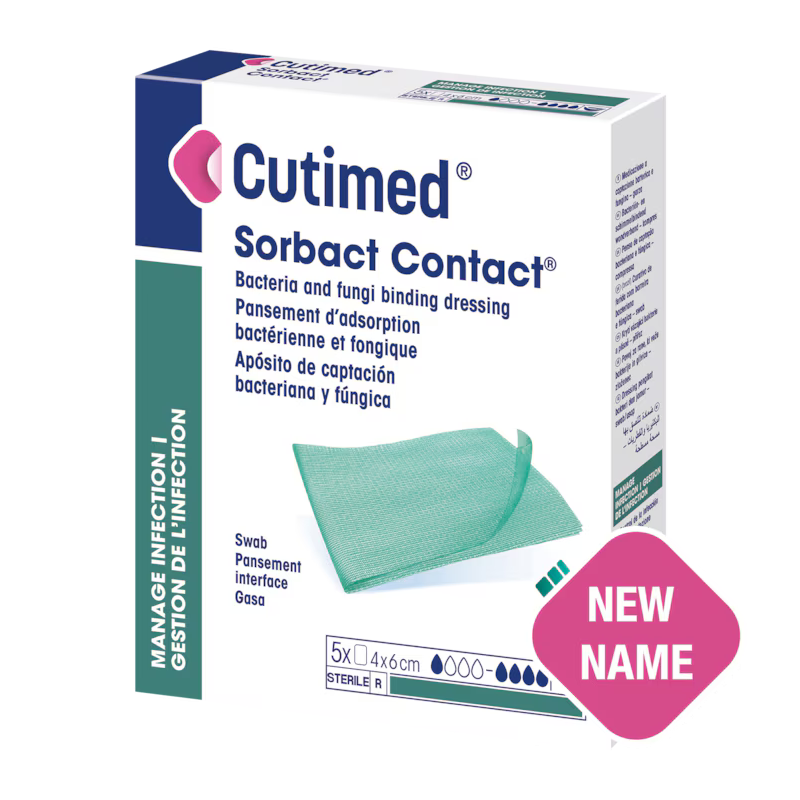 Cutimed Sorbact Contact 4cm x 6cm (40und)